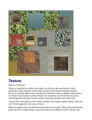 Basics pt1 elements of art | ODT