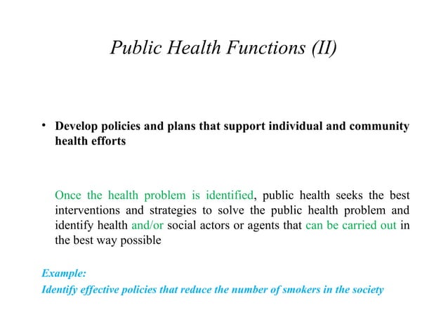 Basic Introduction to public health .ppt | Smoking Cessation | Wellness