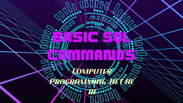 Basic Sql Commands.pptx | Databases | Computer Software and Applications