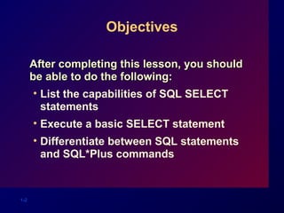 Basic sql statements | PPT
