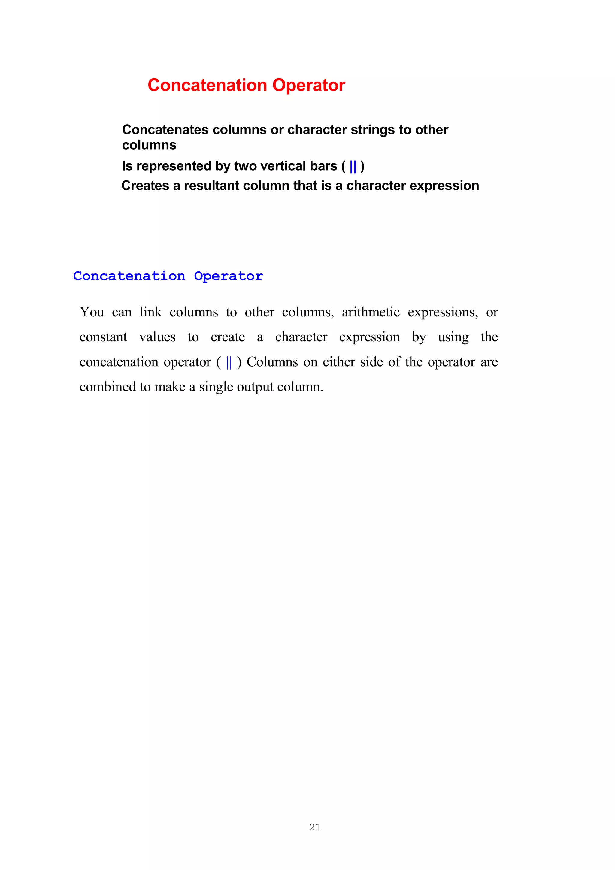 Basic sqlstatements | PDF