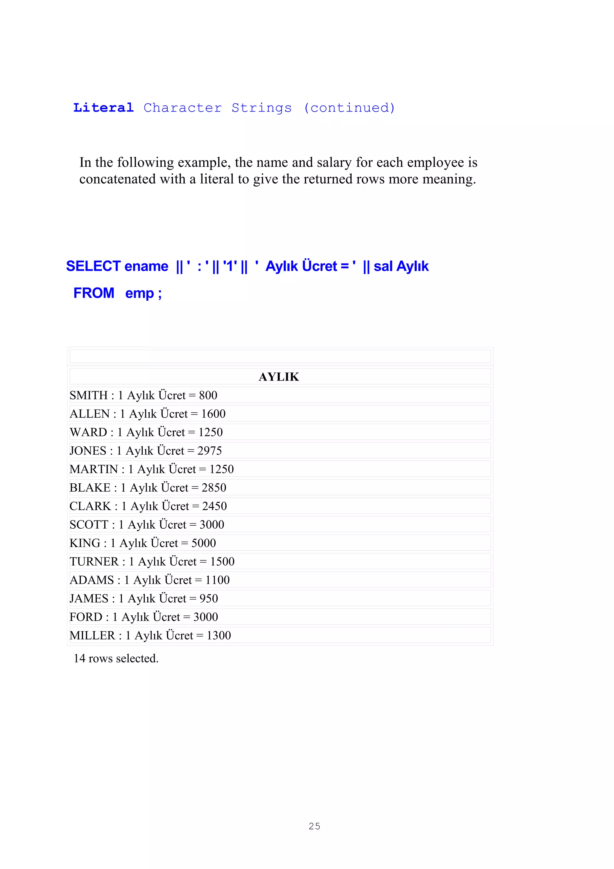Basic sqlstatements | PDF