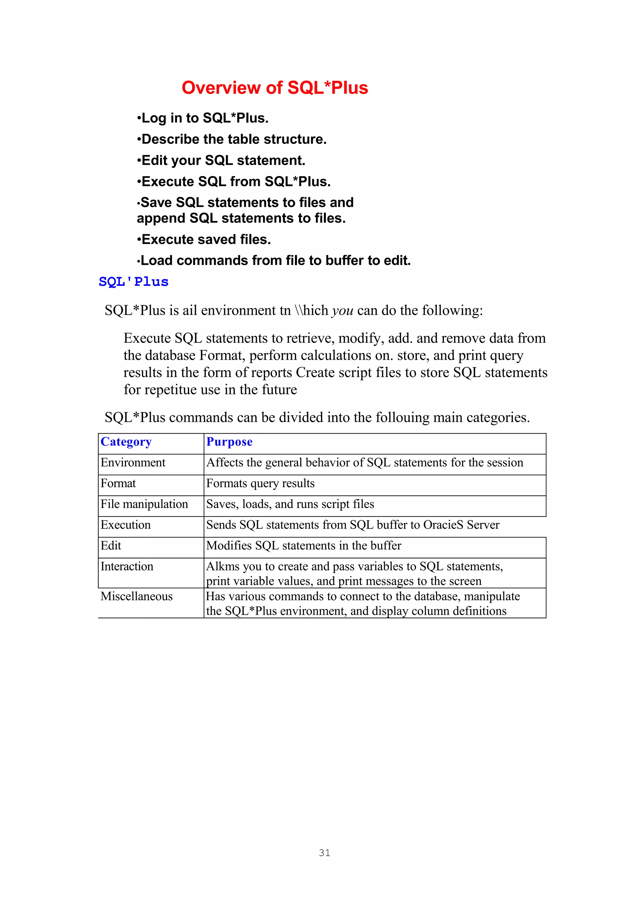 Basic sqlstatements | PDF