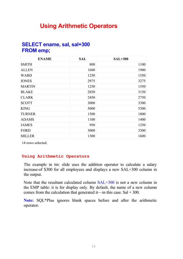 Basic sqlstatements | PDF