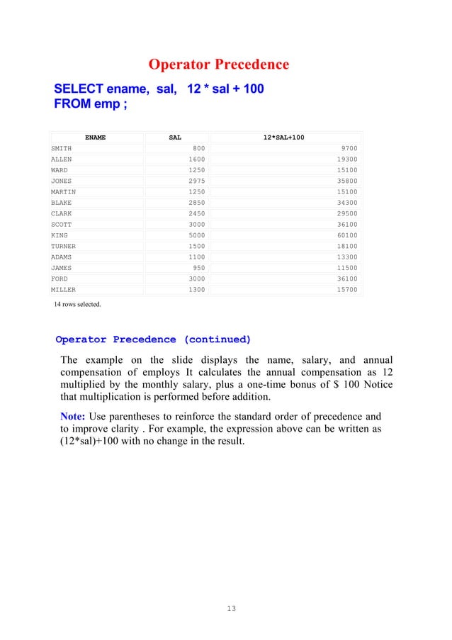 Basic sqlstatements | PDF