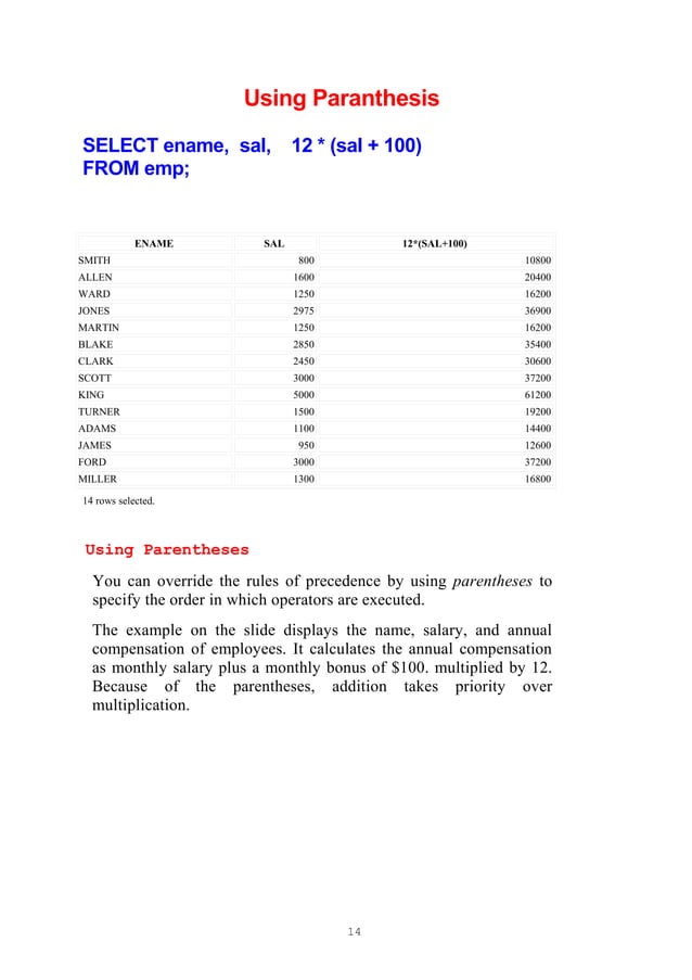 Basic sqlstatements | PDF
