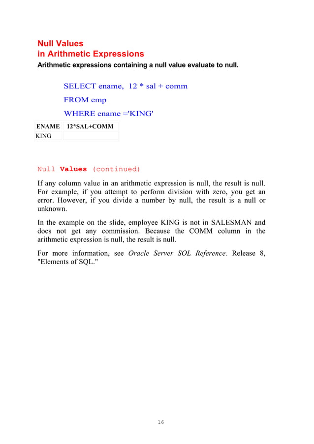 Basic sqlstatements | PDF