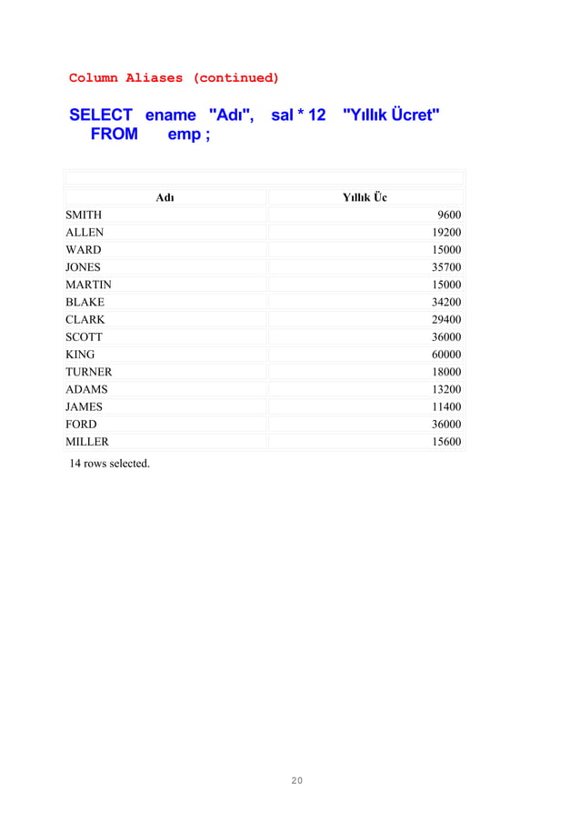 Basic sqlstatements | PDF
