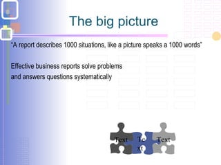 Basics (Reports Writing) | PPT