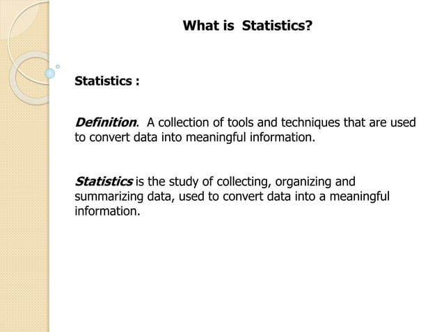 Basics stat ppt-types of data | PPTX | Biological Sciences | Science