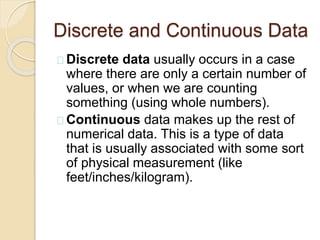 Discrete Data Definition