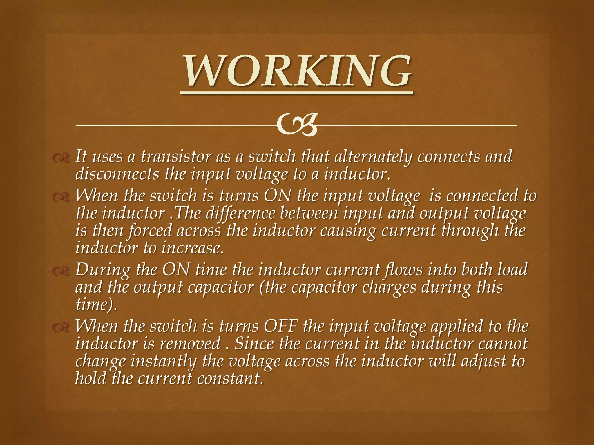 Basics switching regulators | PPTX