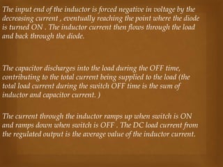 Basics switching regulators | PPTX