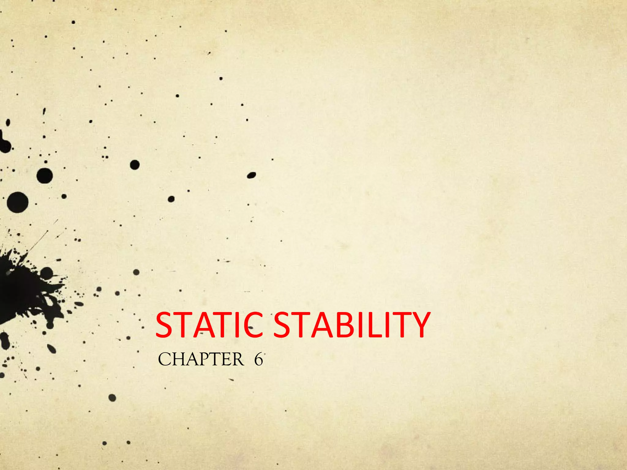 Basic stability 1 | PPT