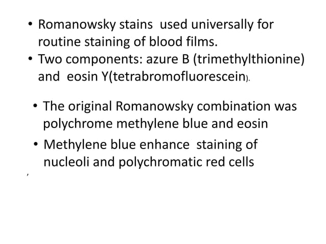 basic staining techniques in hematology.pptx | Blood Disorders ...