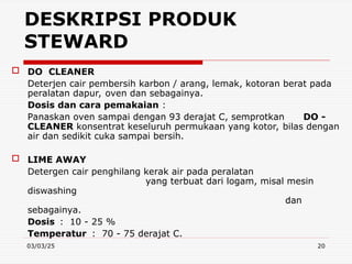 Basic Standard Stewarding for Food Industry | PPT