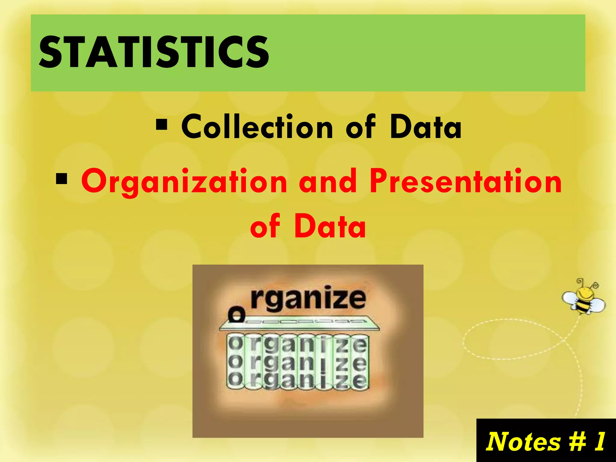 Introduction to Statistics - Basic Statistical Terms | PDF