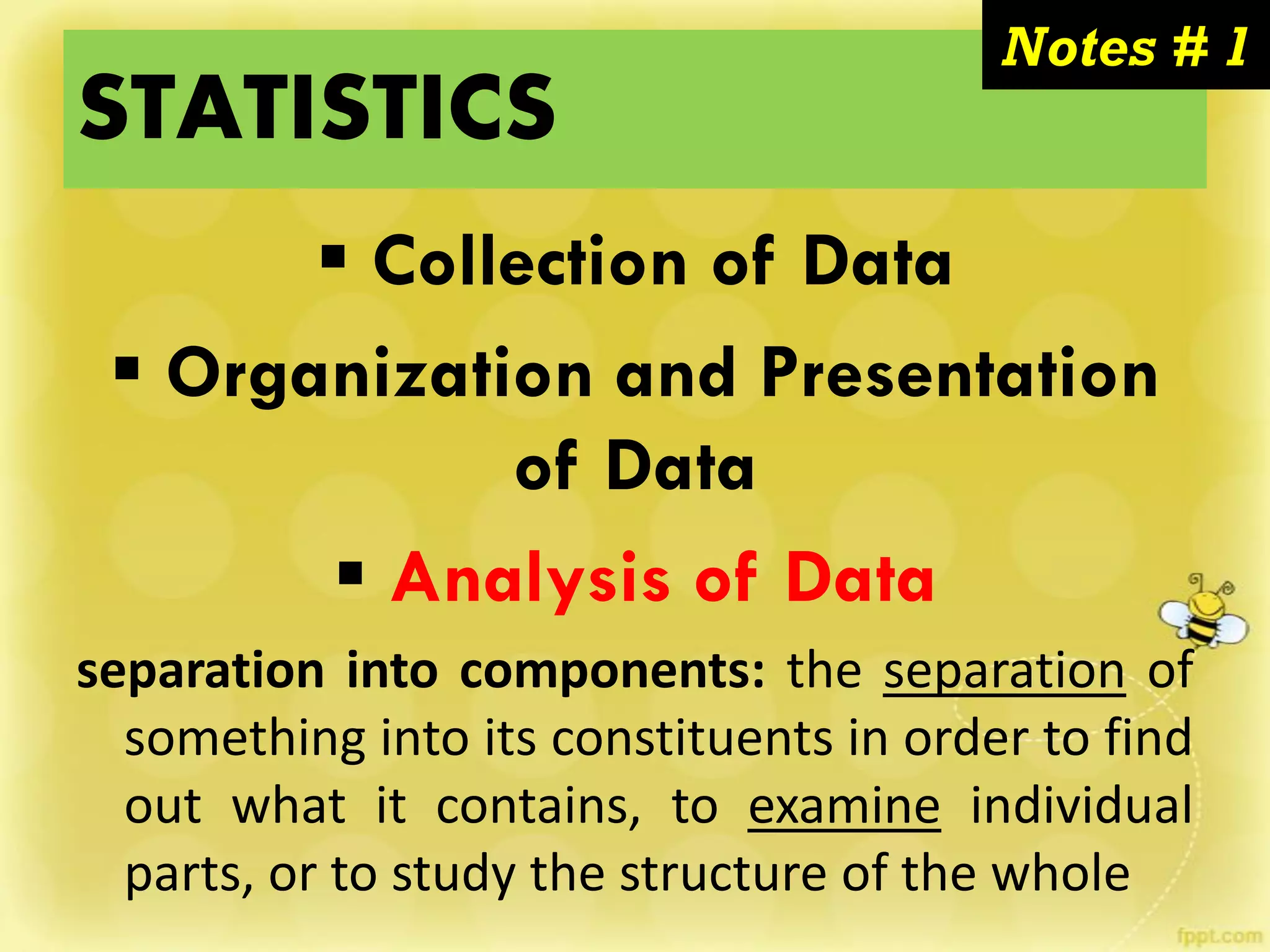 Introduction to Statistics - Basic Statistical Terms | PDF