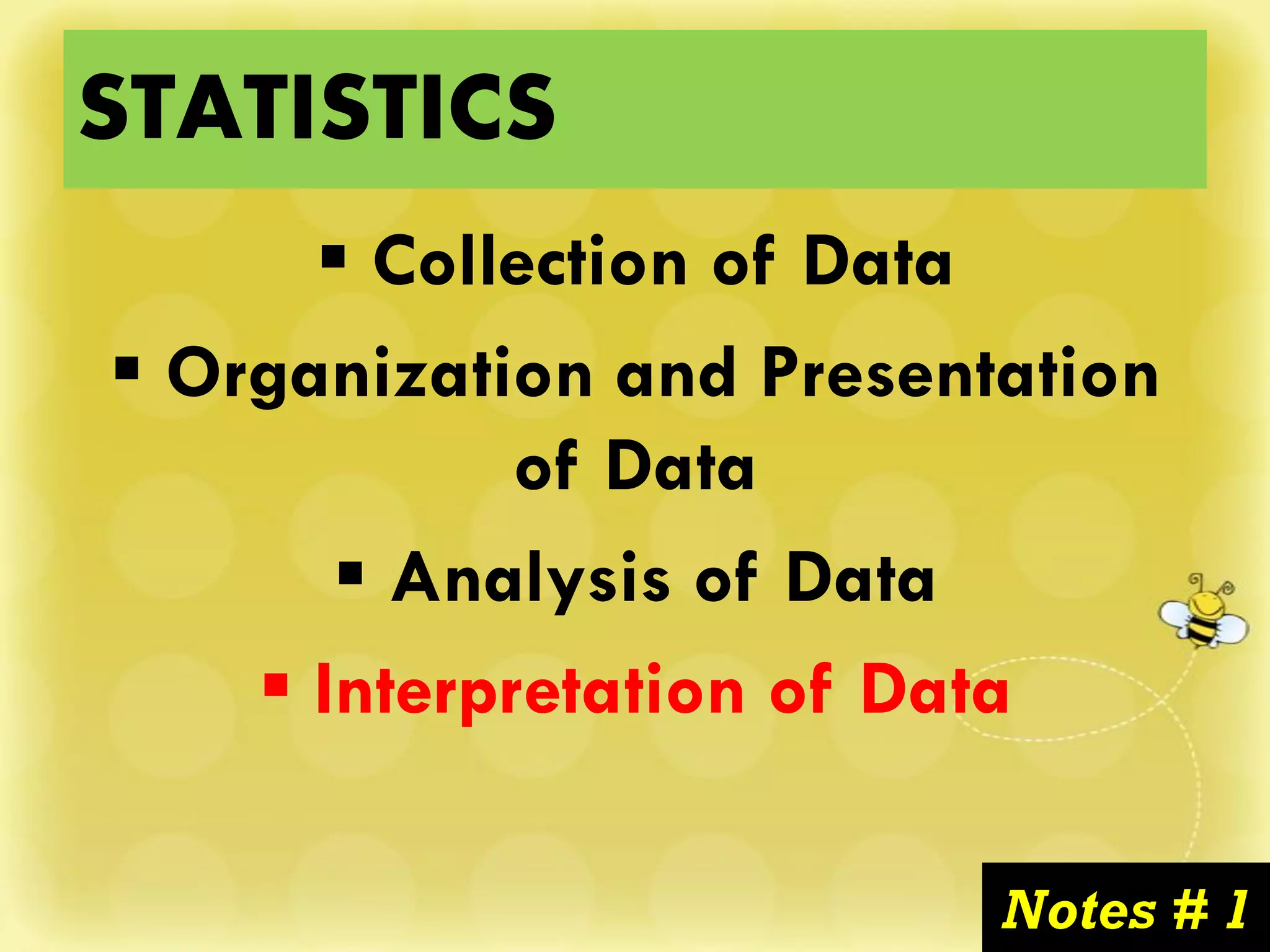 Introduction to Statistics - Basic Statistical Terms | PDF