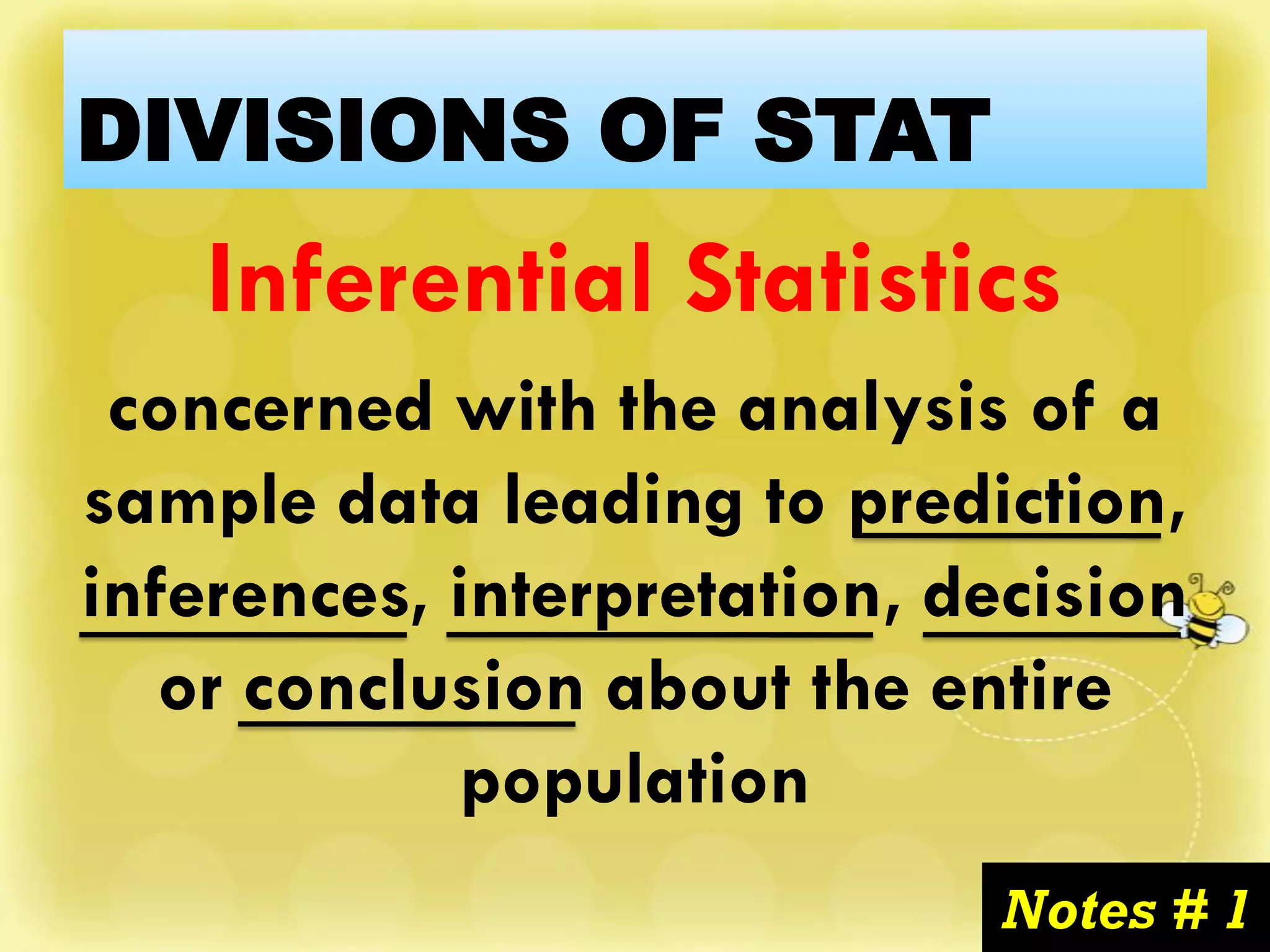 Introduction to Statistics - Basic Statistical Terms | PDF