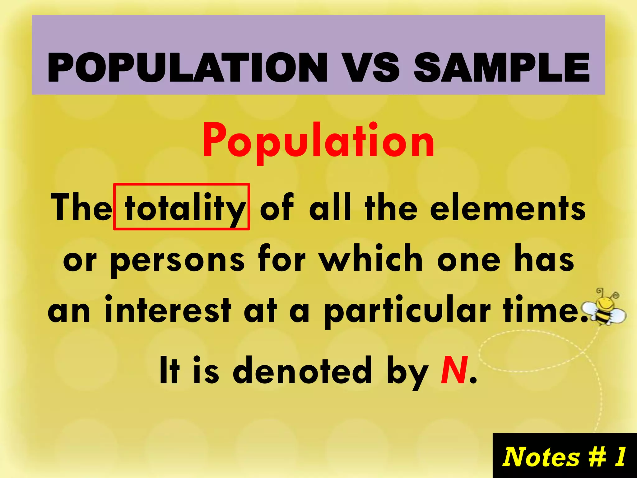 Introduction to Statistics - Basic Statistical Terms | PDF