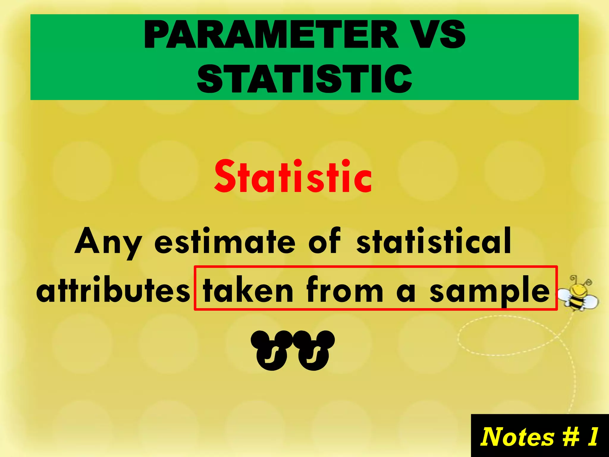 Introduction to Statistics - Basic Statistical Terms | PDF