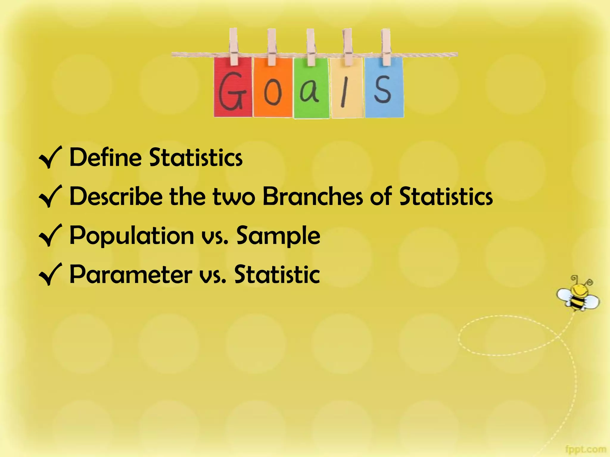 Introduction to Statistics - Basic Statistical Terms | PDF