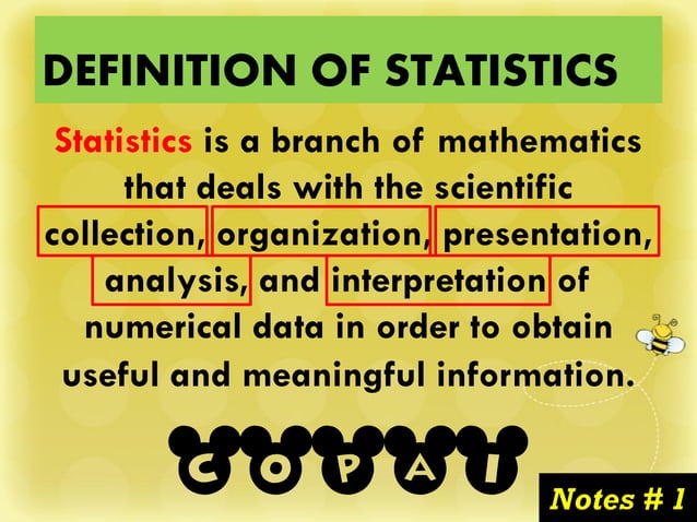 Introduction to Statistics - Basic Statistical Terms | PDF