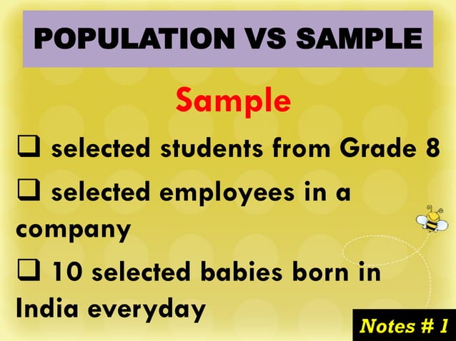 Introduction to Statistics - Basic Statistical Terms
