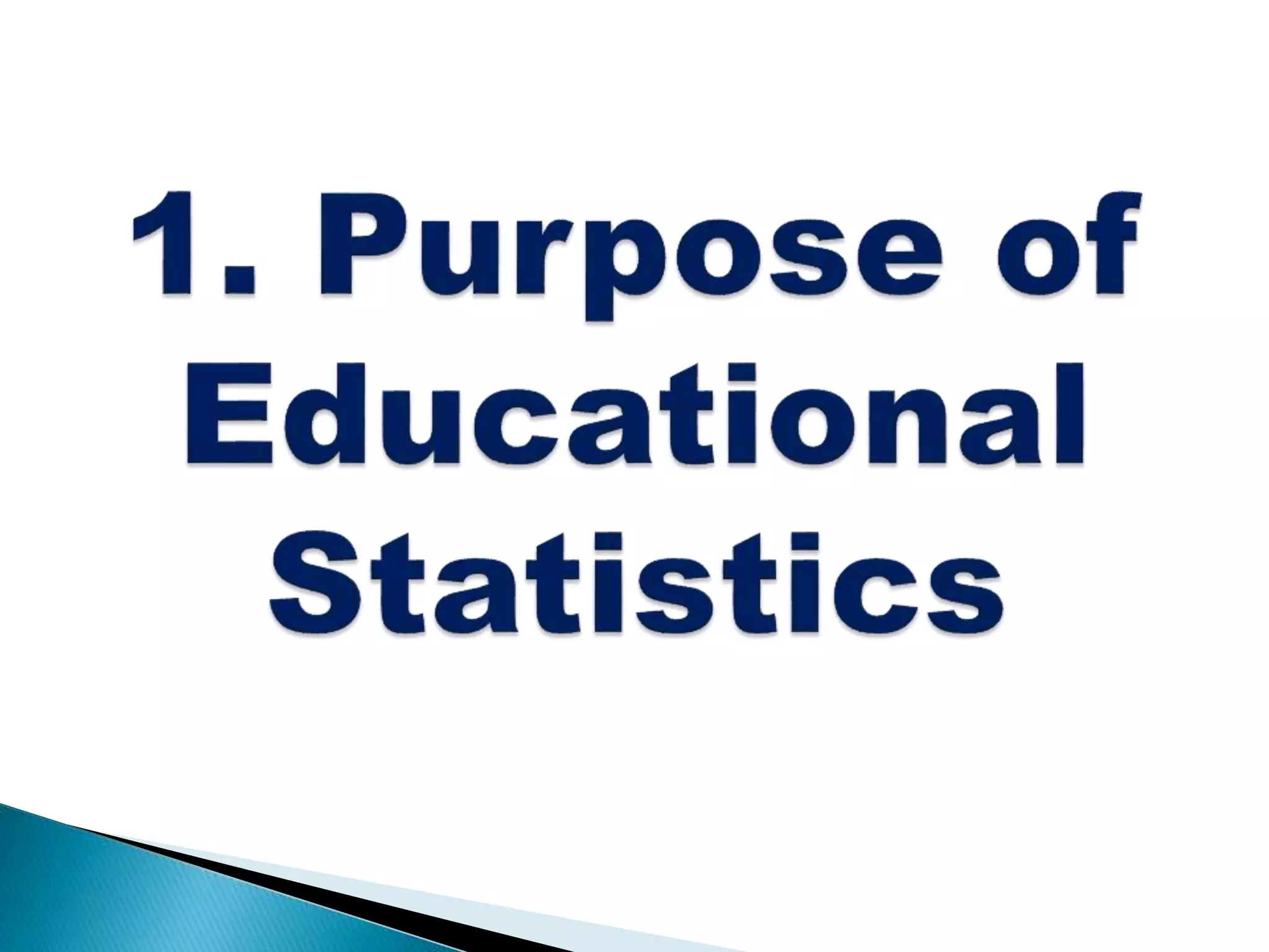 Basic statistical tools in educational planning | PPTX
