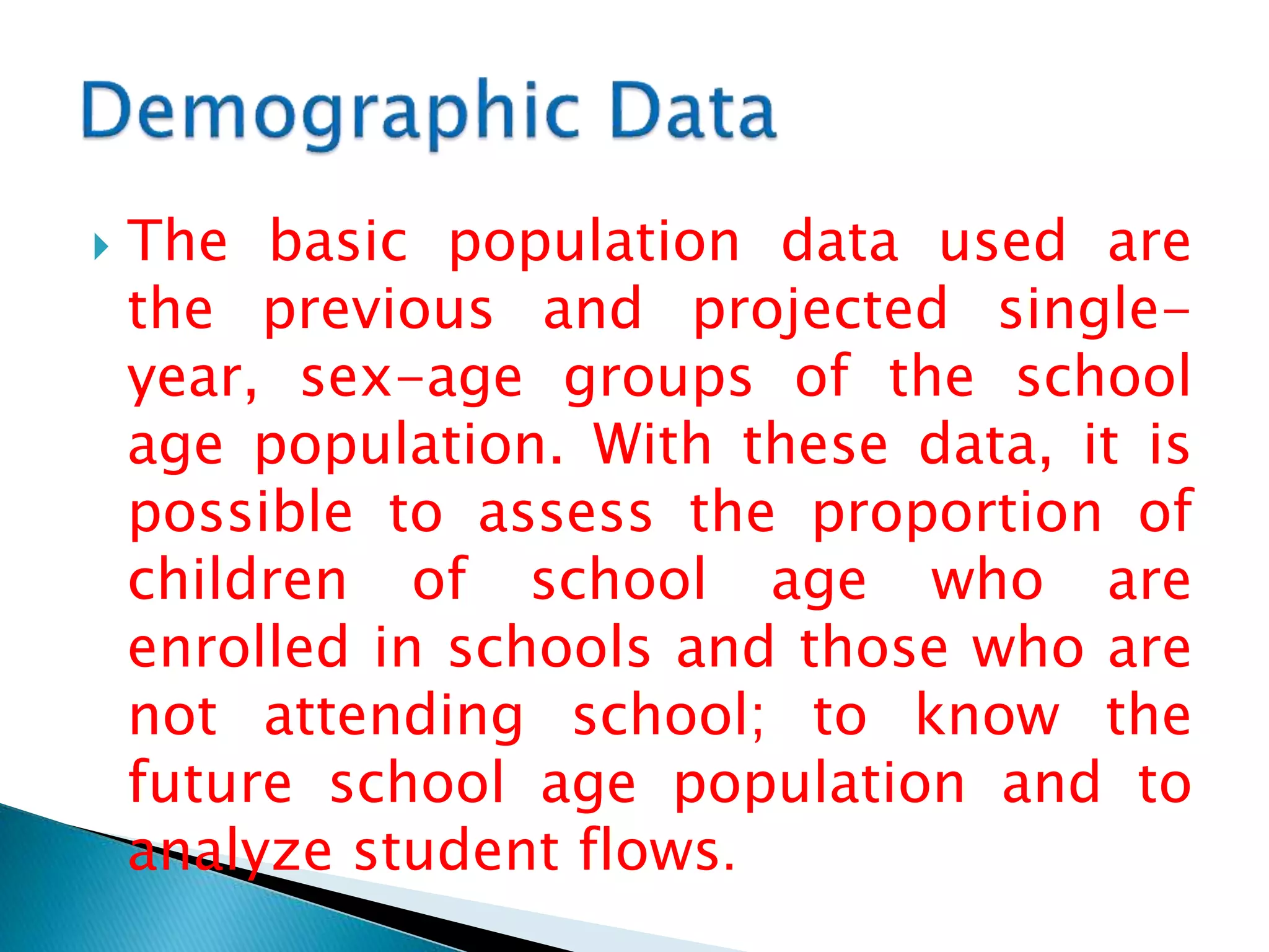 Basic statistical tools in educational planning | PPTX