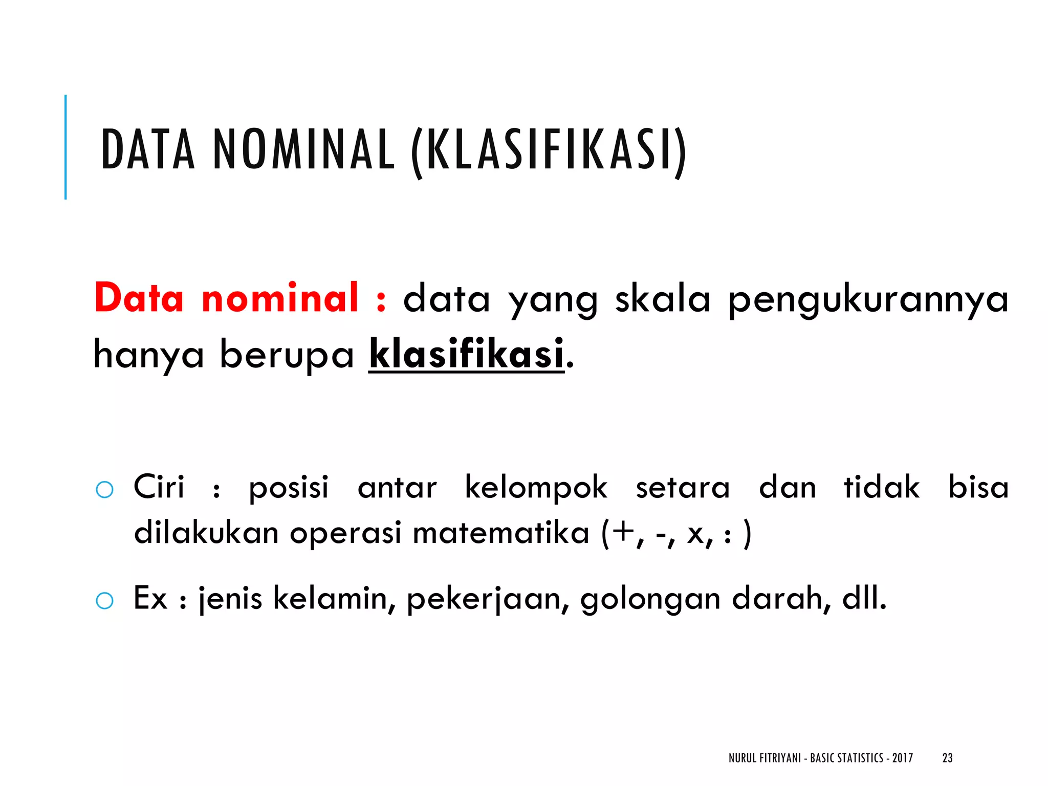 Basic statistics 1 - statistics (preface) | PDF