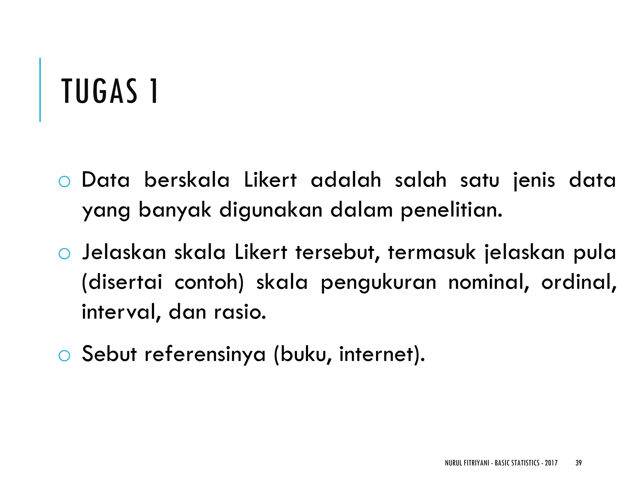 Basic statistics 1 - statistics (preface) | PDF