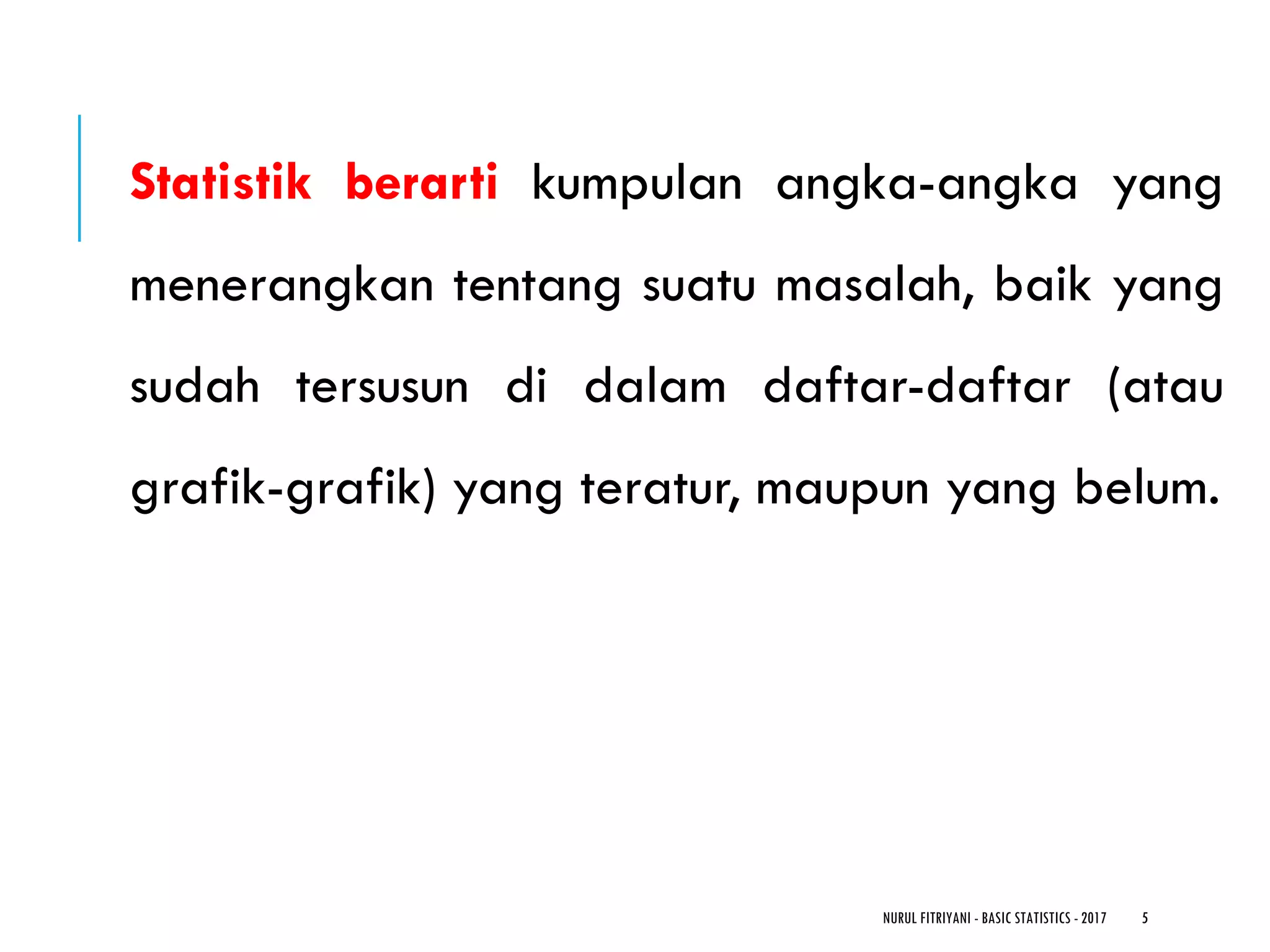 Basic statistics 1 - statistics (preface) | PDF