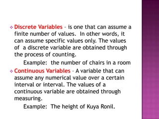 Basic statistics | PPT