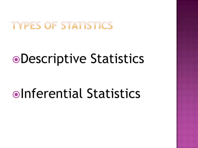 Basic statistics | PPT