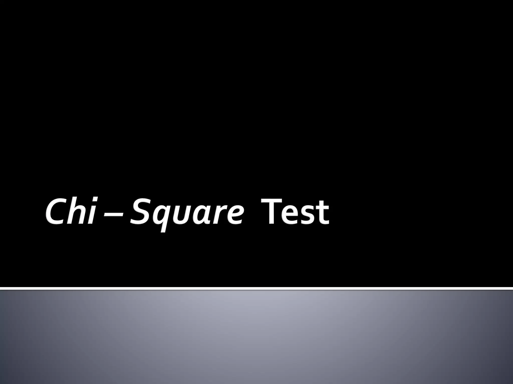 Basic statistics 12 - chi square - test | PDF