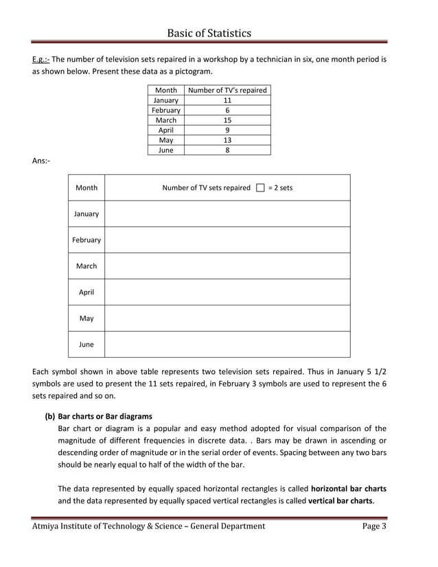 Basic Concepts of Statistics - Lecture Notes | PDF | Physics | Science