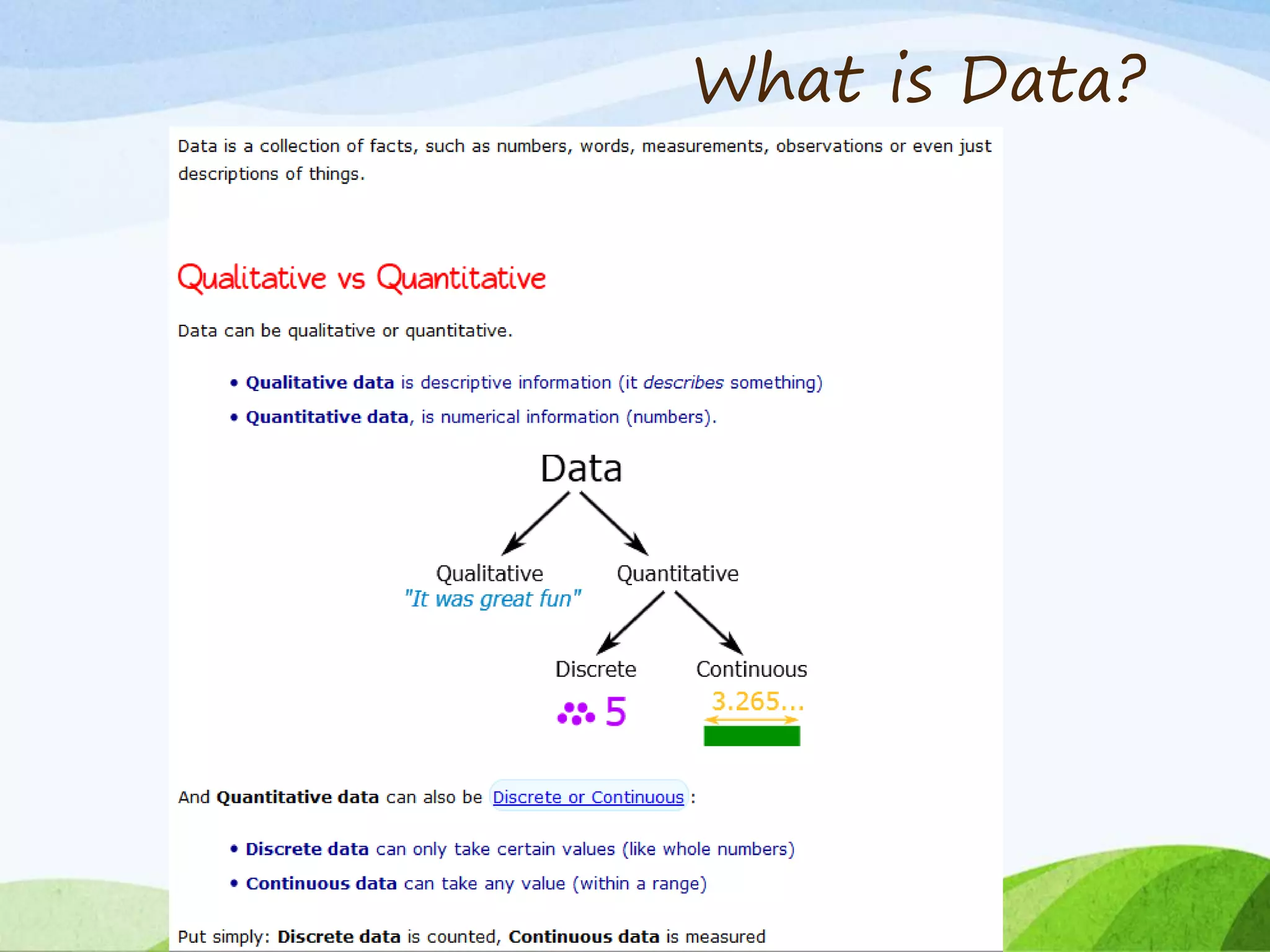 Basic statistics | PPT