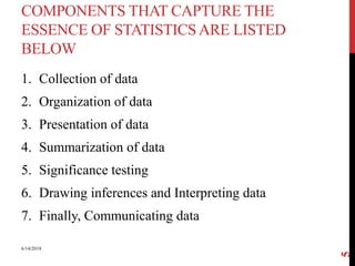 Basic statistics | PPT