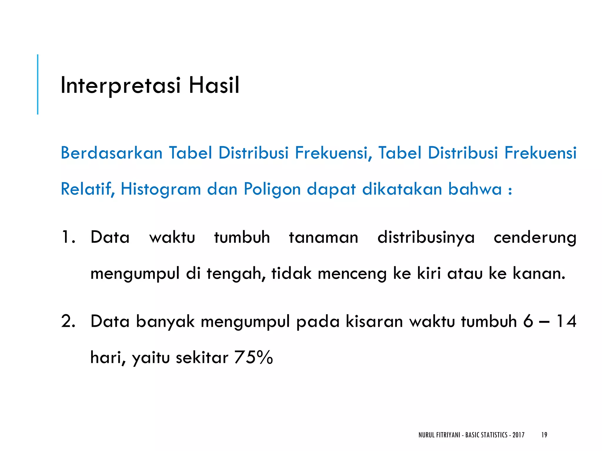 statistika dasar 2 - statistika deskriptifxm\ | PPT