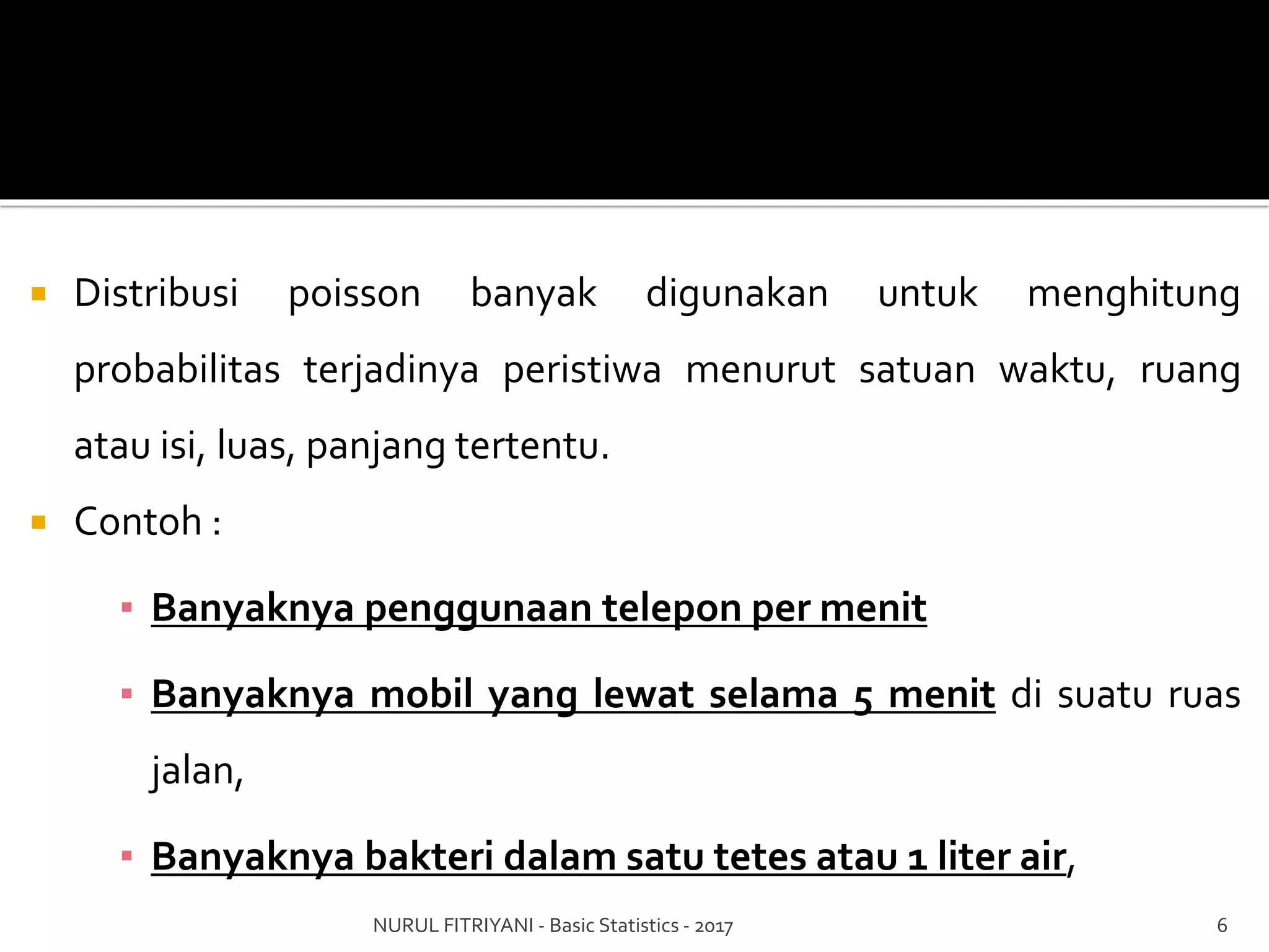 Basic statistics 6 - poisson distribution | PDF