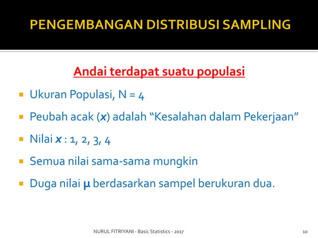 Basic statistics 7 - sampling distribution | PPT