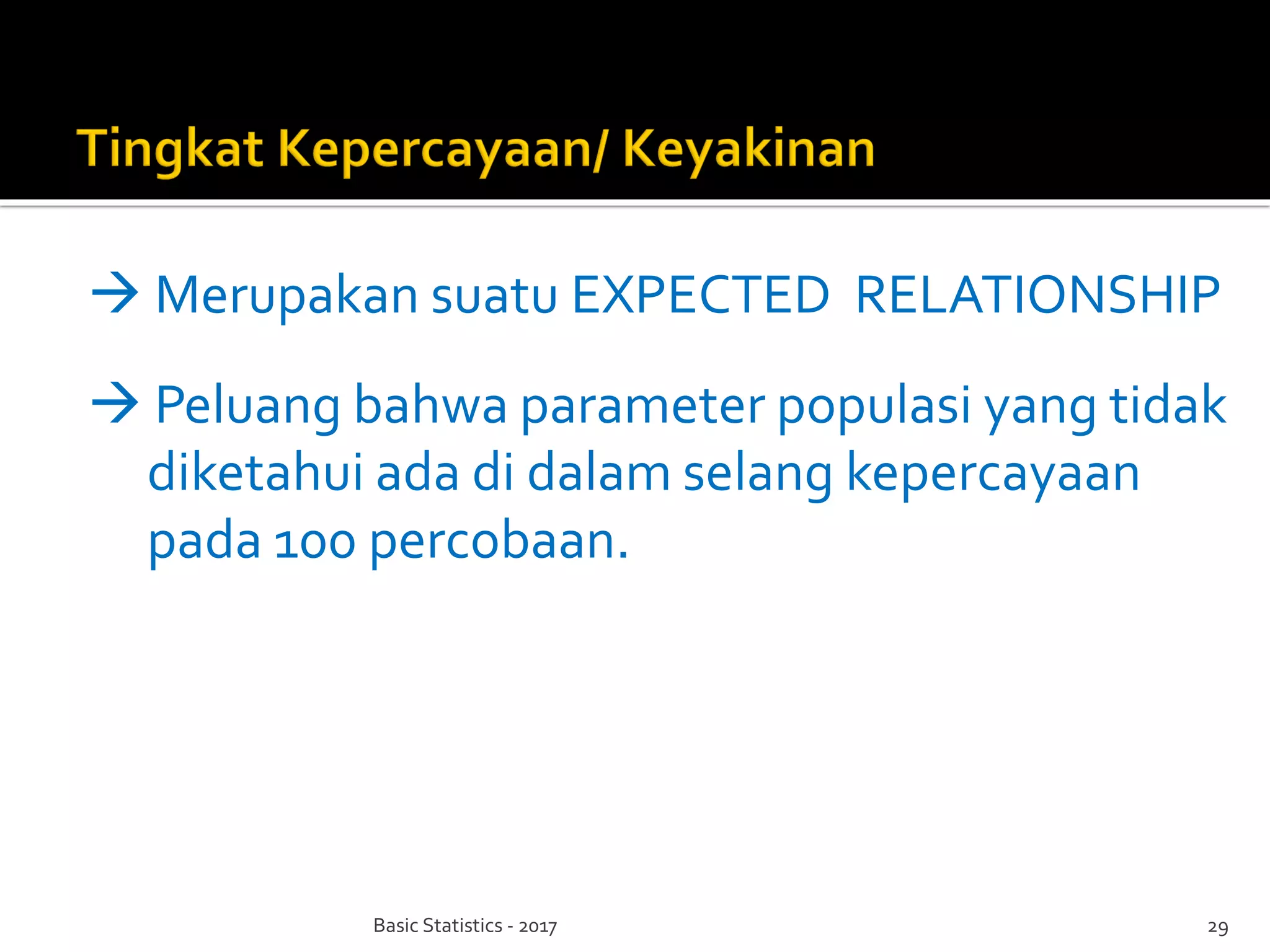 Basic statistics 8 - statistical estimation | PDF