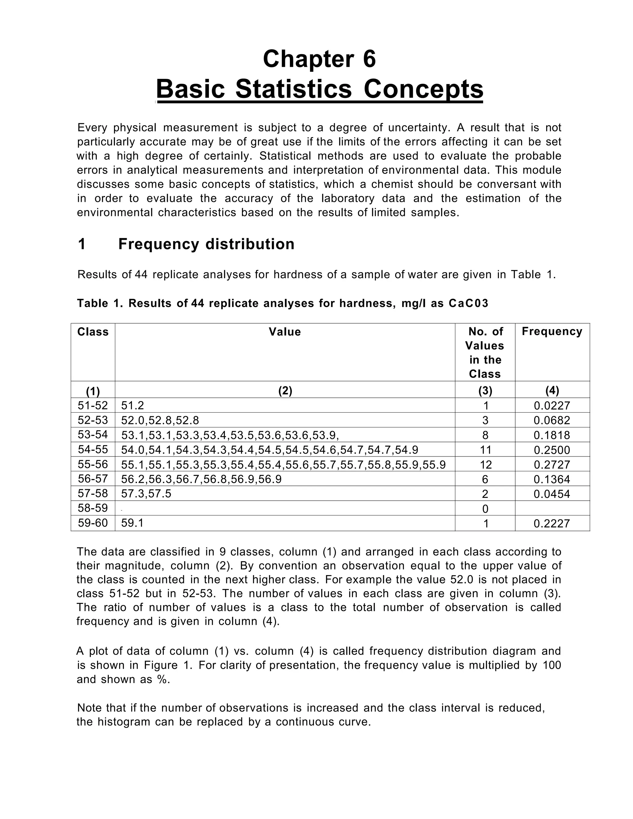 Basic statistics concepts | PDF | Chemistry | Science
