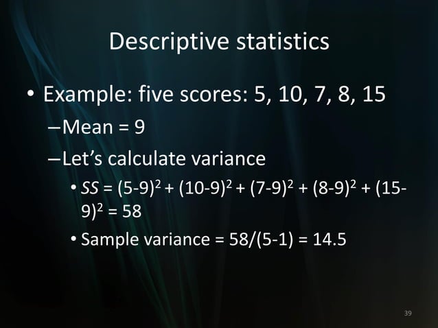 basic statisticsfor stastics basic knolege | PPT