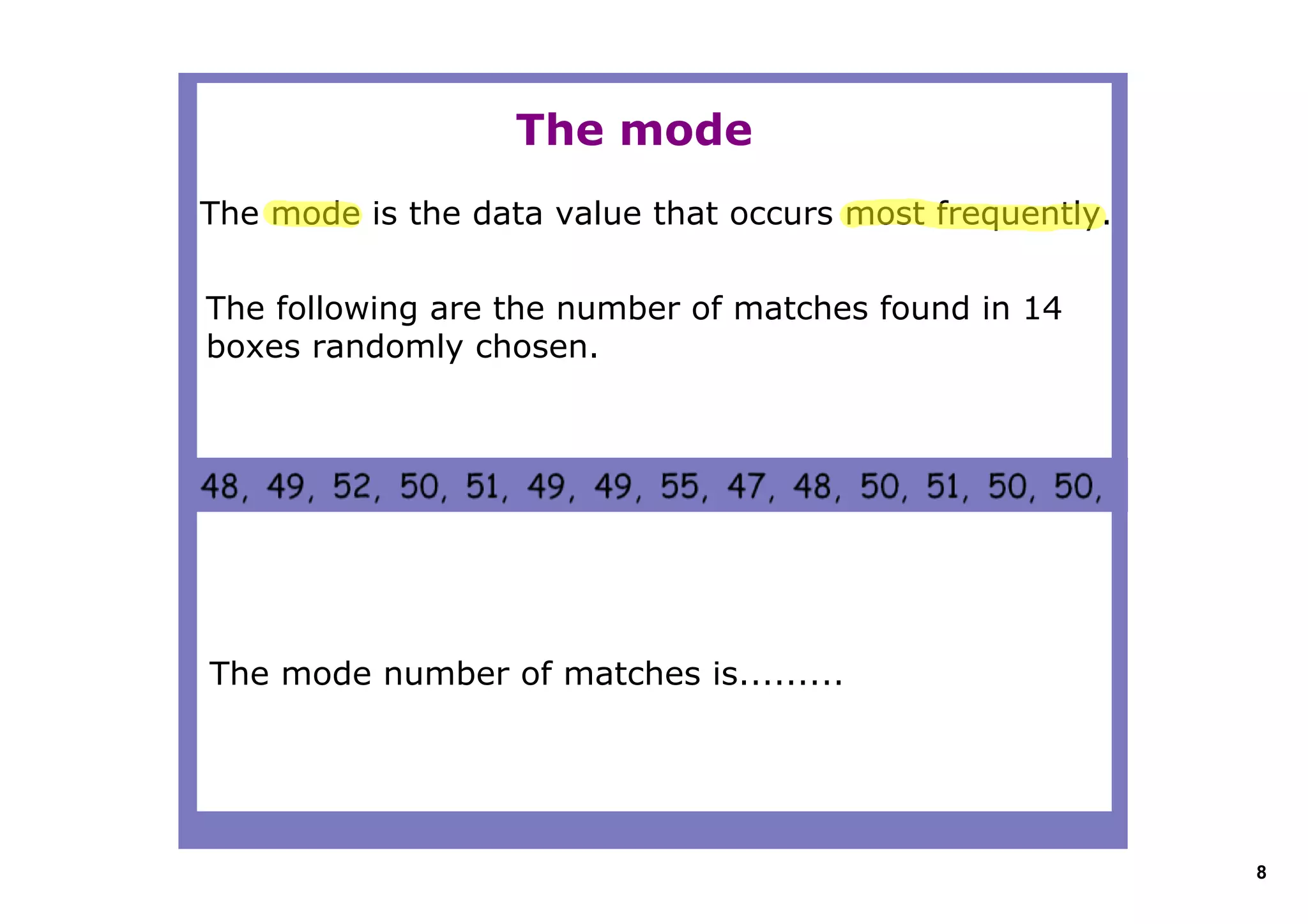 Basic statistics revision | PPT