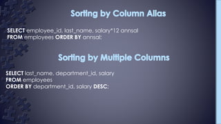 Basic SQL Statments | PPT