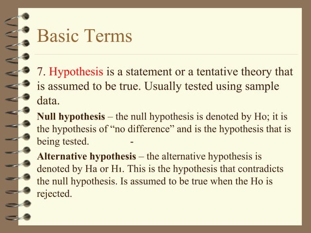 Basic stat tools | PPT