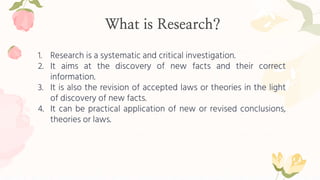Basic Steps for Research | PPT